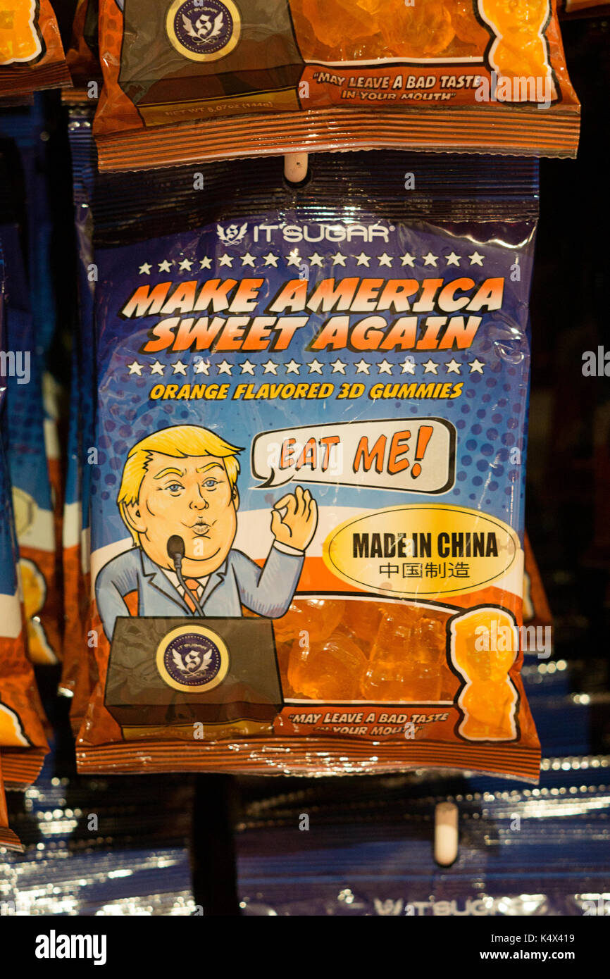 Orange flavored candy mocking Donald Trump saying Make America Eat ...