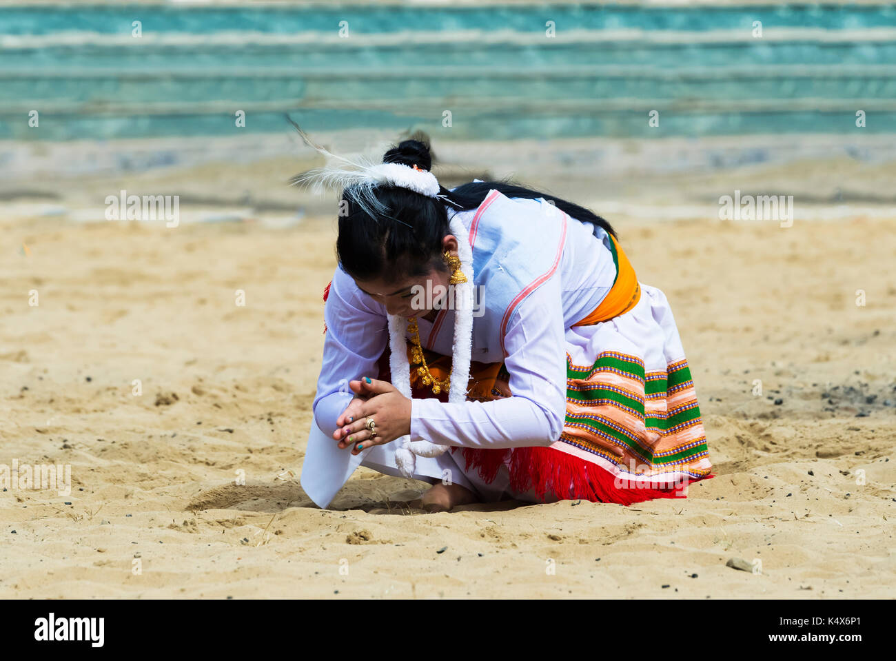 Tribal ritual Dances at the Hornbill Festival, Kohima, Nagaland, India ...