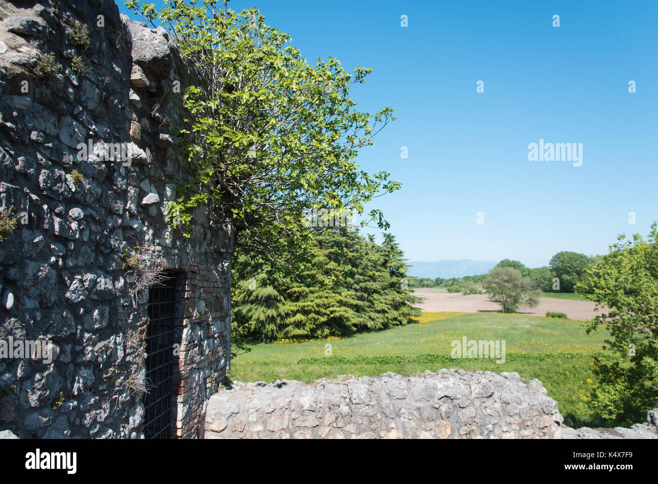 Fortress of Gradisca d'Isonzo. Huge walls and bastions Stock Photo - Alamy