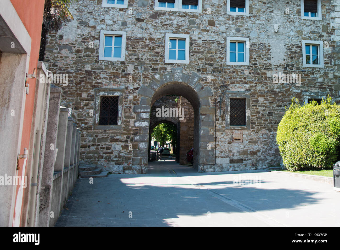 Fortress of Gradisca d'Isonzo. Huge walls and bastions Stock Photo - Alamy