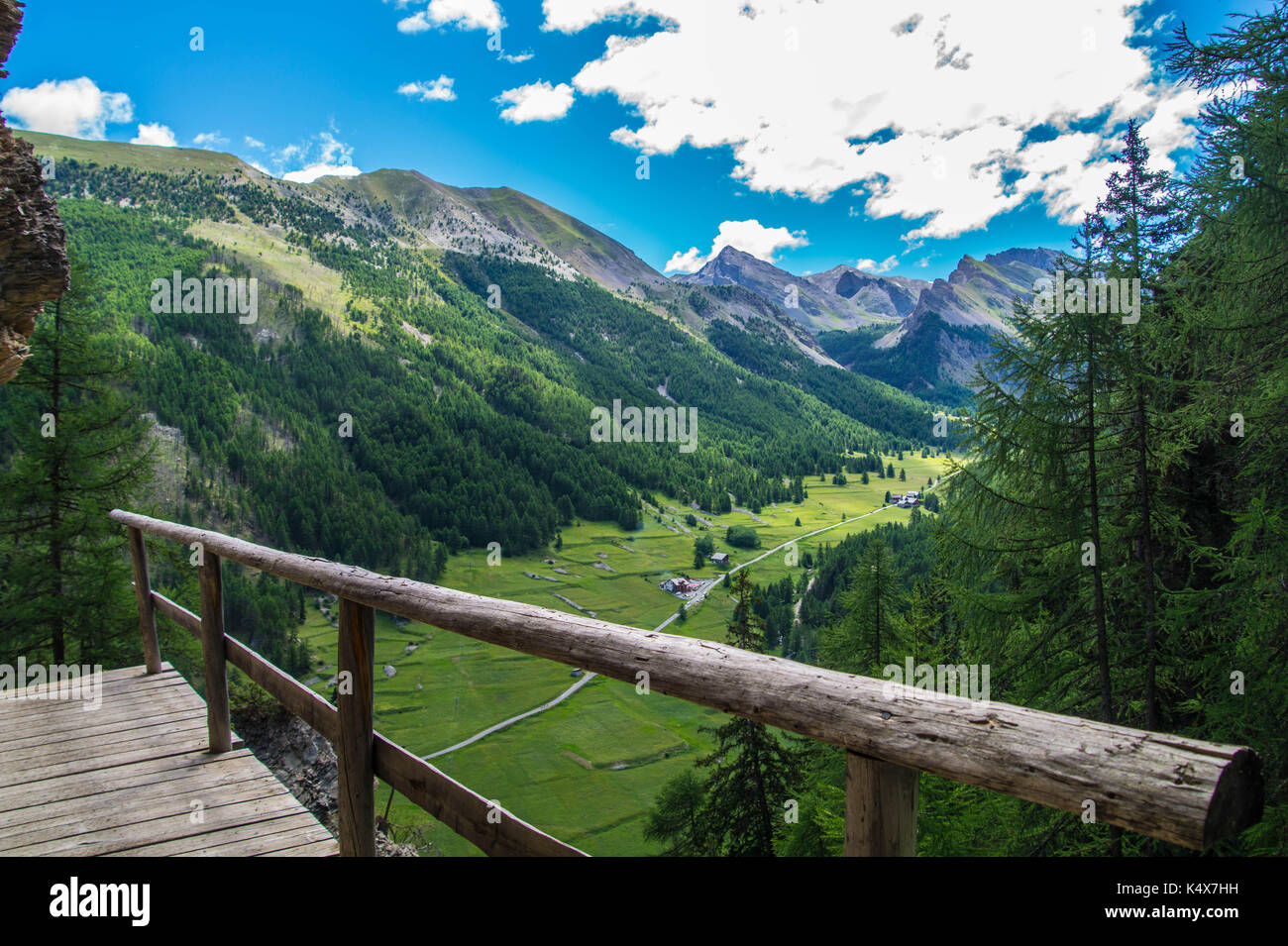village of queyras regional park Stock Photo - Alamy