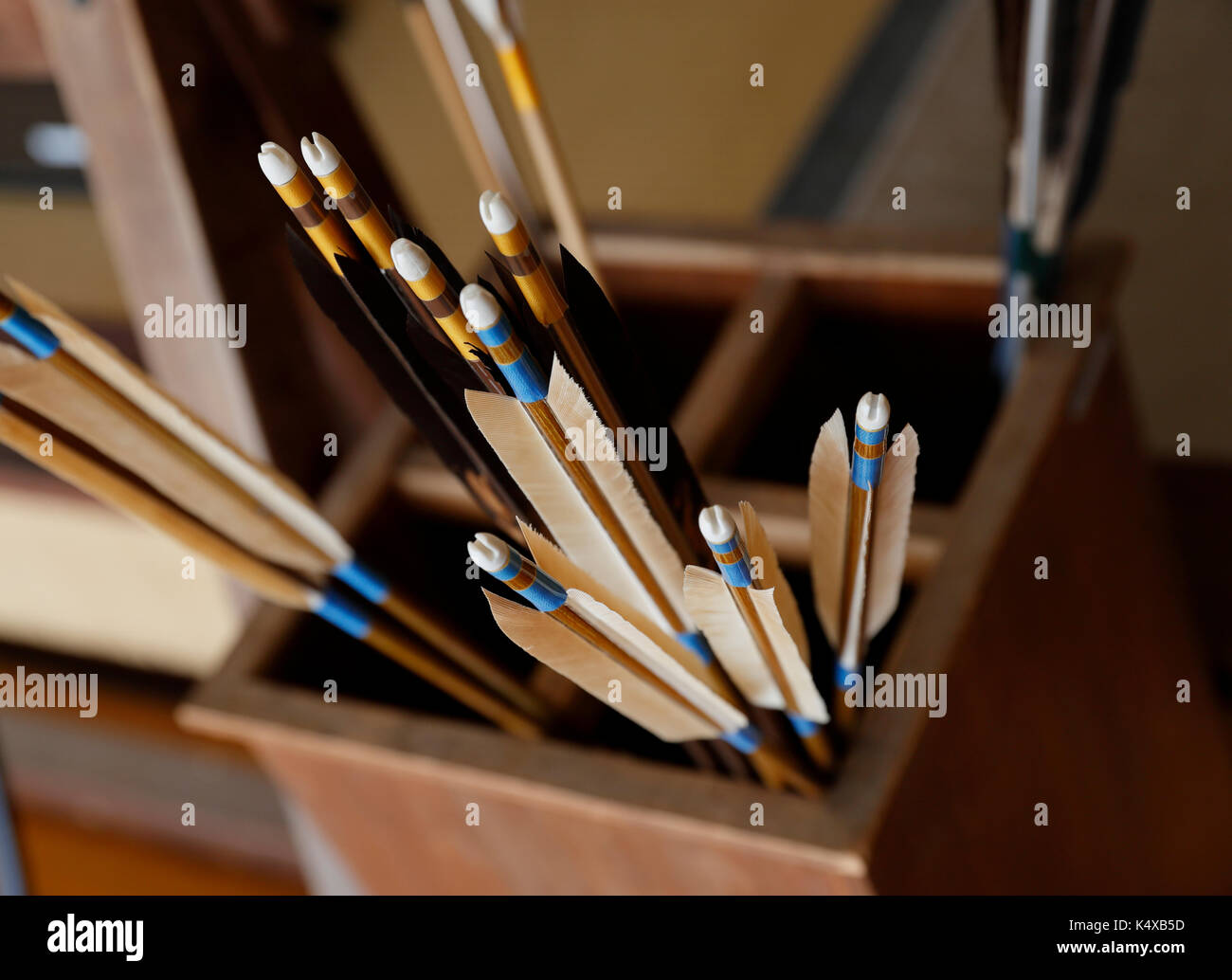 Japanese traditional archery arrows Stock Photo - Alamy