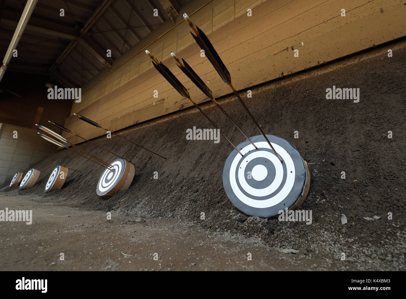 Multiple arrow hit hi-res stock photography and images - Alamy