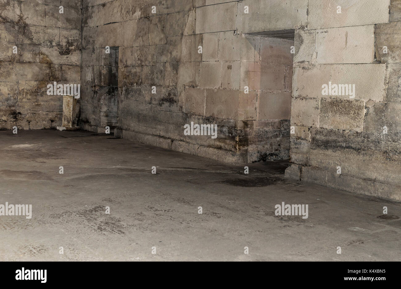 Old abandoned basement in the castle Stock Photo - Alamy