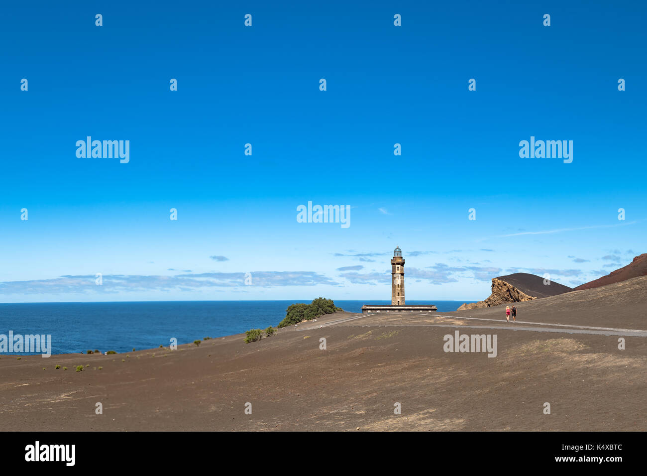 Panorama, Landscape, Lighthouse of Ponta dos Capelinhos. Farol da Ponta ...