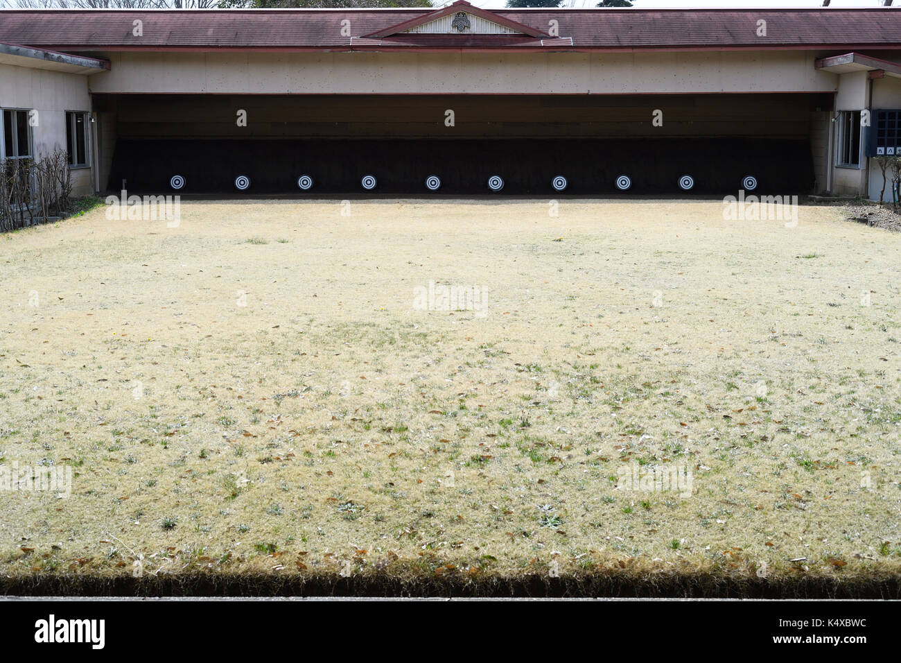 Japanese traditional archery field Stock Photo - Alamy