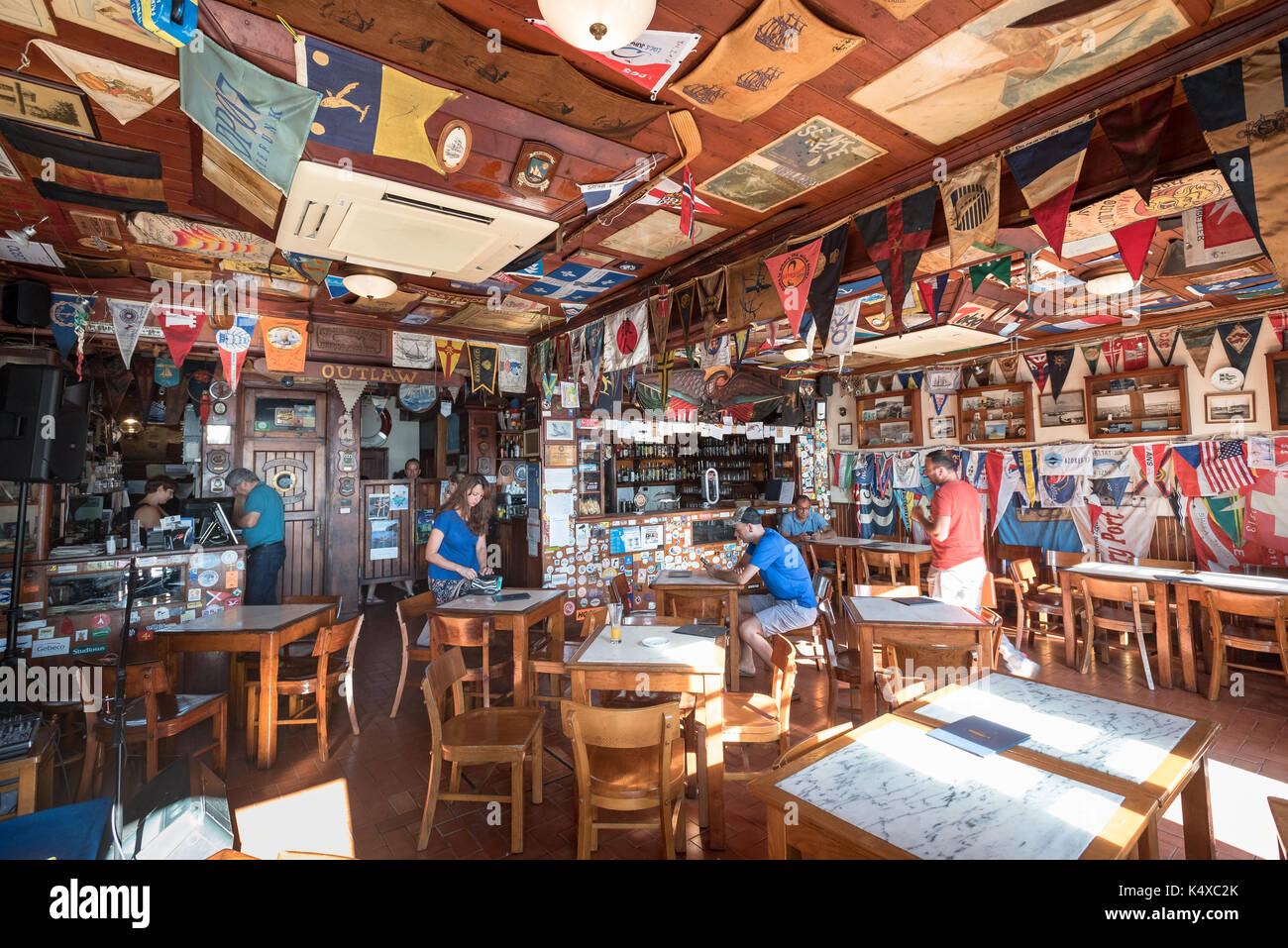 Building, pub, restaurant, Peter's Cafe Sport, Horta, Faial Azores ...