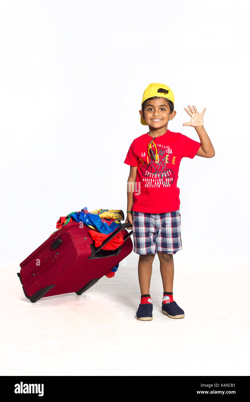 child saying bye Stock Photo - Alamy