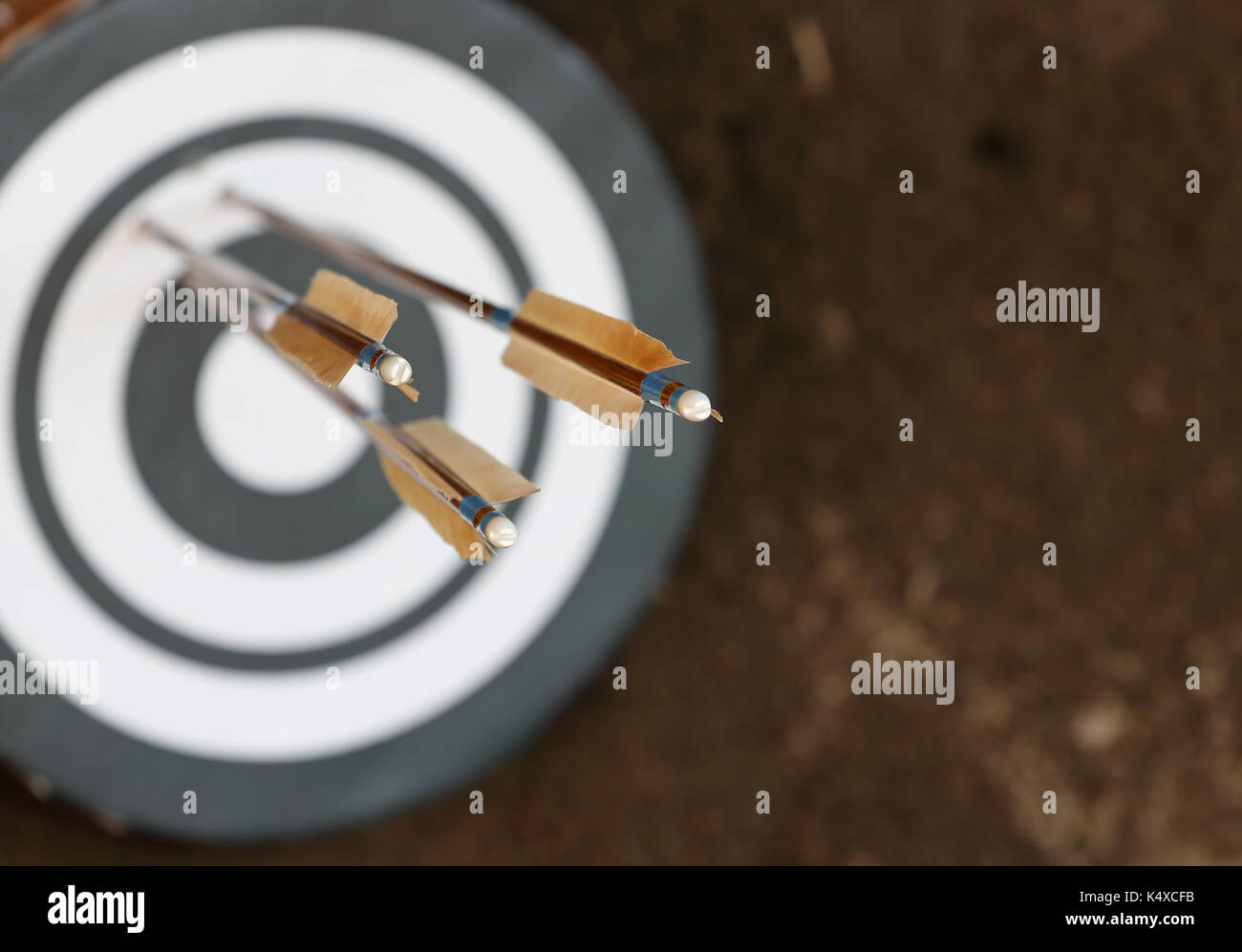 Japanese traditional archery target hit by arrows Stock Photo - Alamy