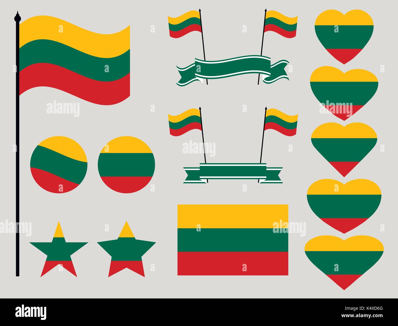 Vilnius symbols Stock Vector Images - Alamy