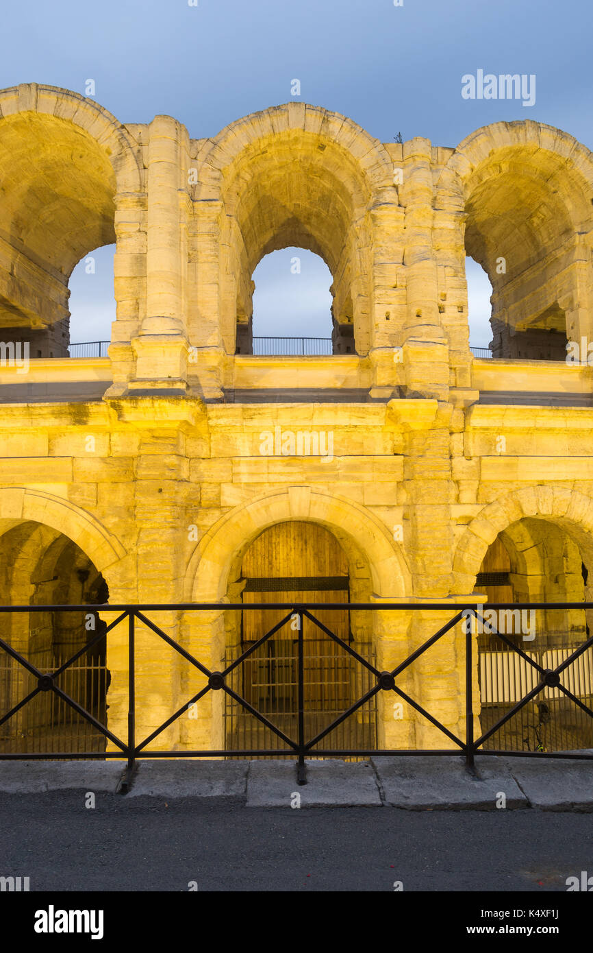 Arles Amphitheatre and Oldt Town, France Stock Photo - Alamy