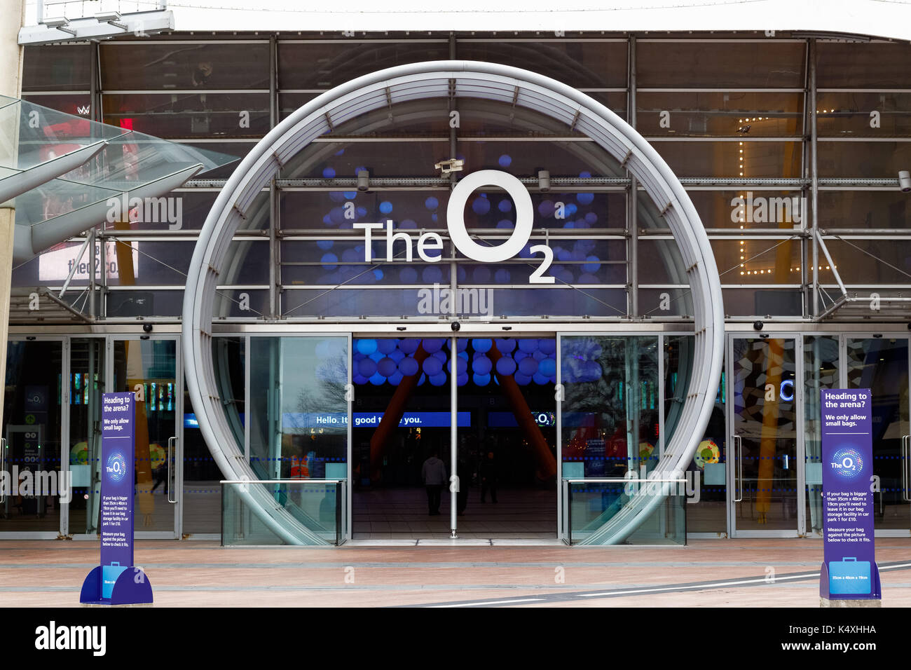 London, UK - August 15, 2017 - Peninsula Square leading to The O2 Arena ...