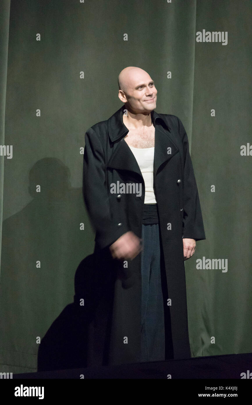 John Lundgren as Wotan taking a curtain call, Die Walkure, Bayreuth ...