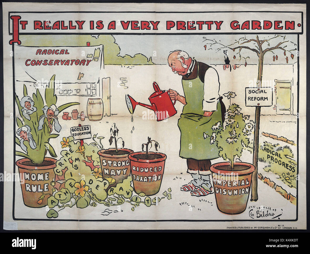 It Really is a Very Pretty Garden - British Political Posters, c1905 ...