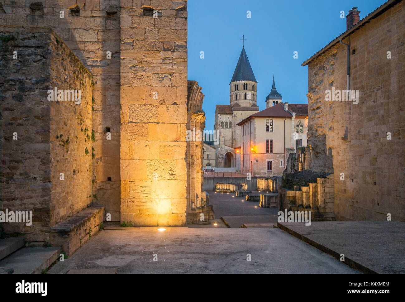 Abbey of cluny cathedral hi-res stock photography and images - Alamy