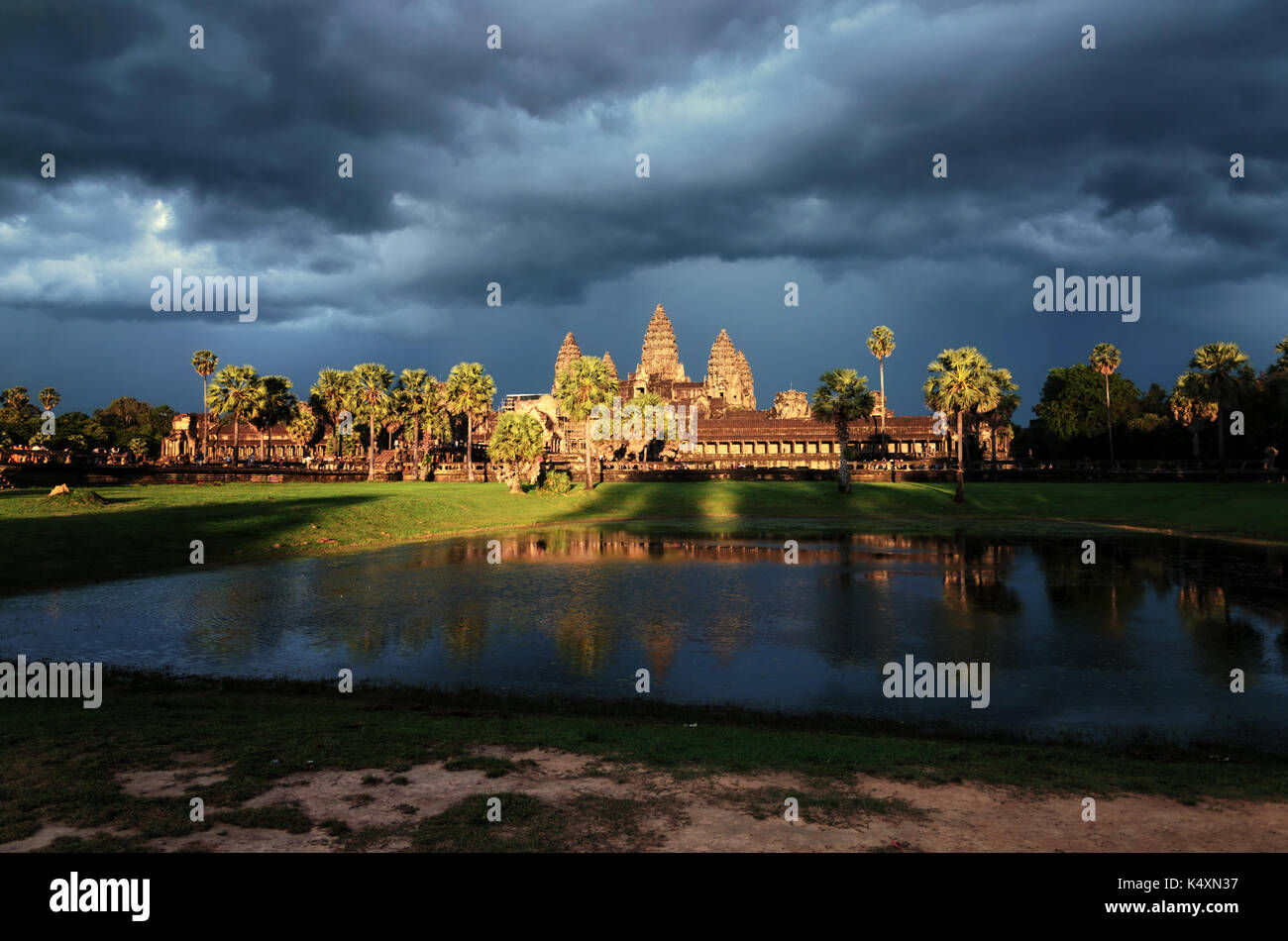 Angkor Wat temple before sunset Stock Photo - Alamy