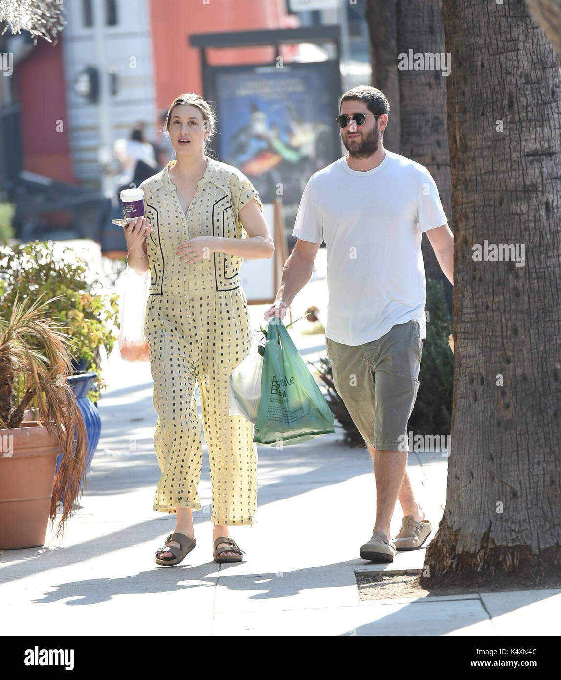 Whitney Port and her husband Tim Rosenman spend the morning together at ...