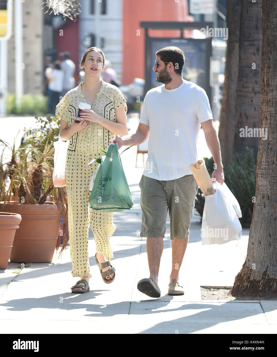 Whitney Port and her husband Tim Rosenman spend the morning together at ...
