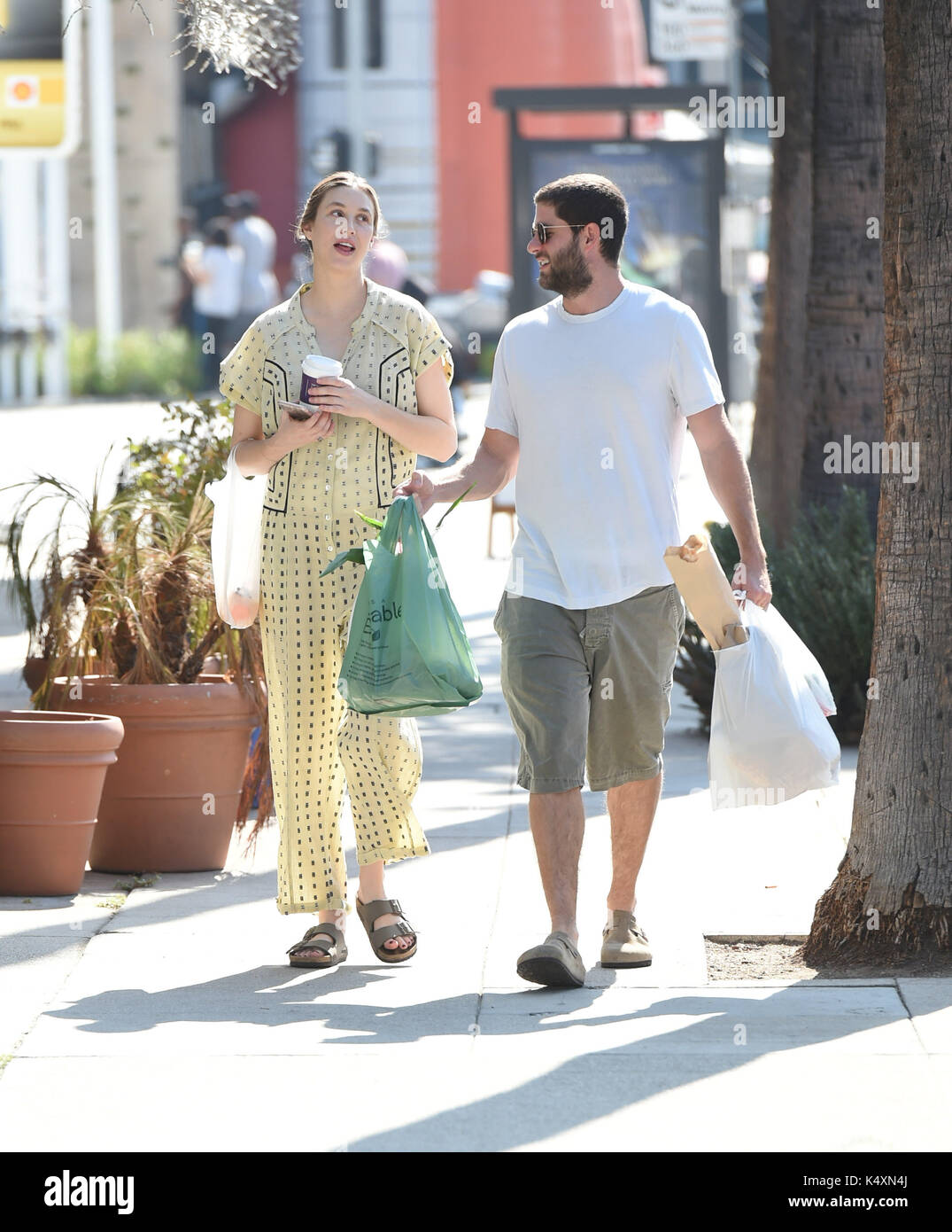 Whitney Port and her husband Tim Rosenman spend the morning together at ...