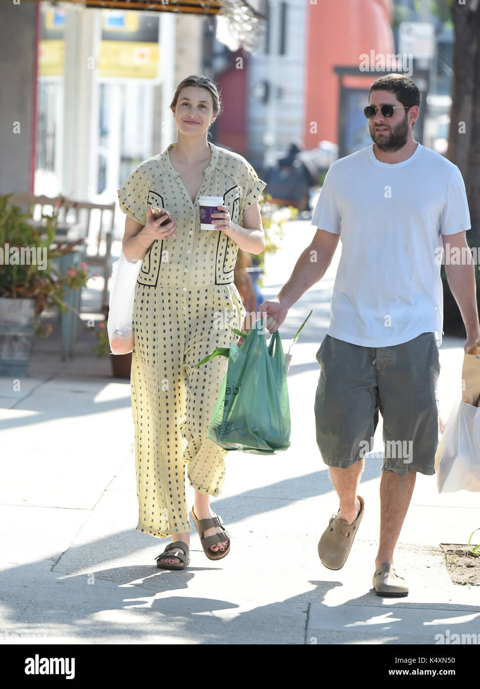 Whitney Port and her husband Tim Rosenman spend the morning together at ...