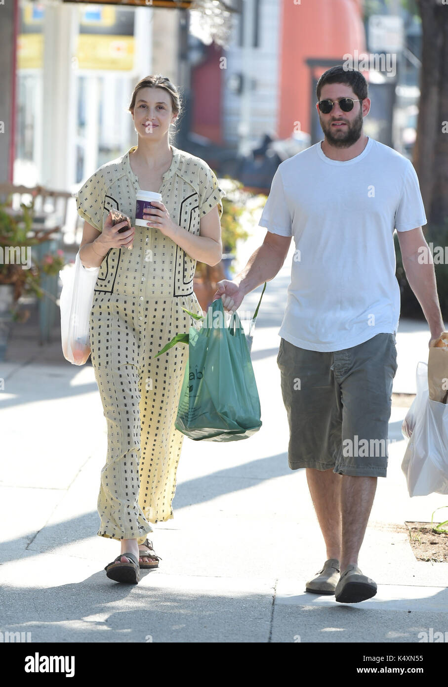 Whitney Port and her husband Tim Rosenman spend the morning together at ...