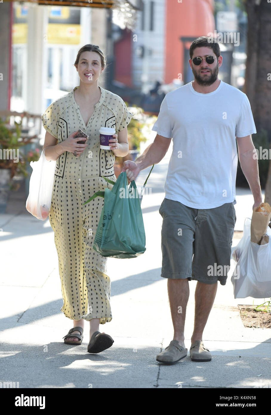 Whitney Port and her husband Tim Rosenman spend the morning together at ...