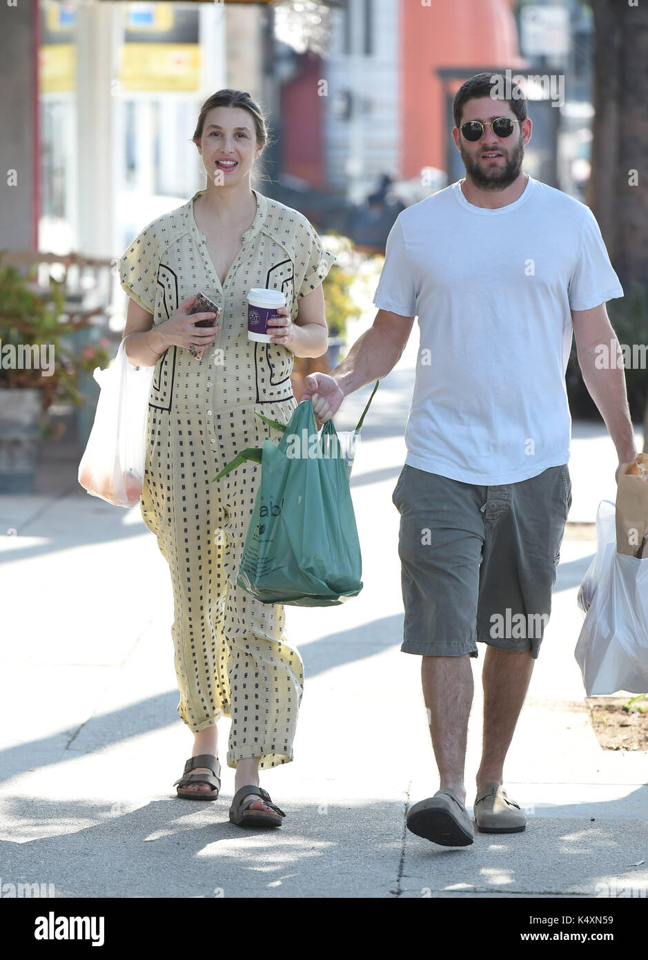 Whitney Port and her husband Tim Rosenman spend the morning together at ...