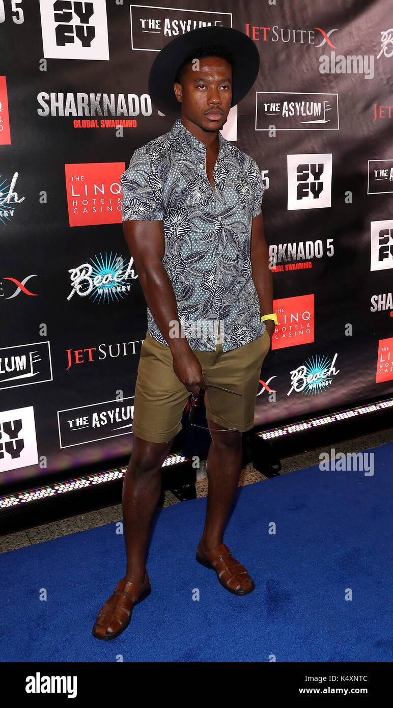 Las Vegas premiere of 'Sharknado 5: Global Swarming' Featuring: Shamar ...