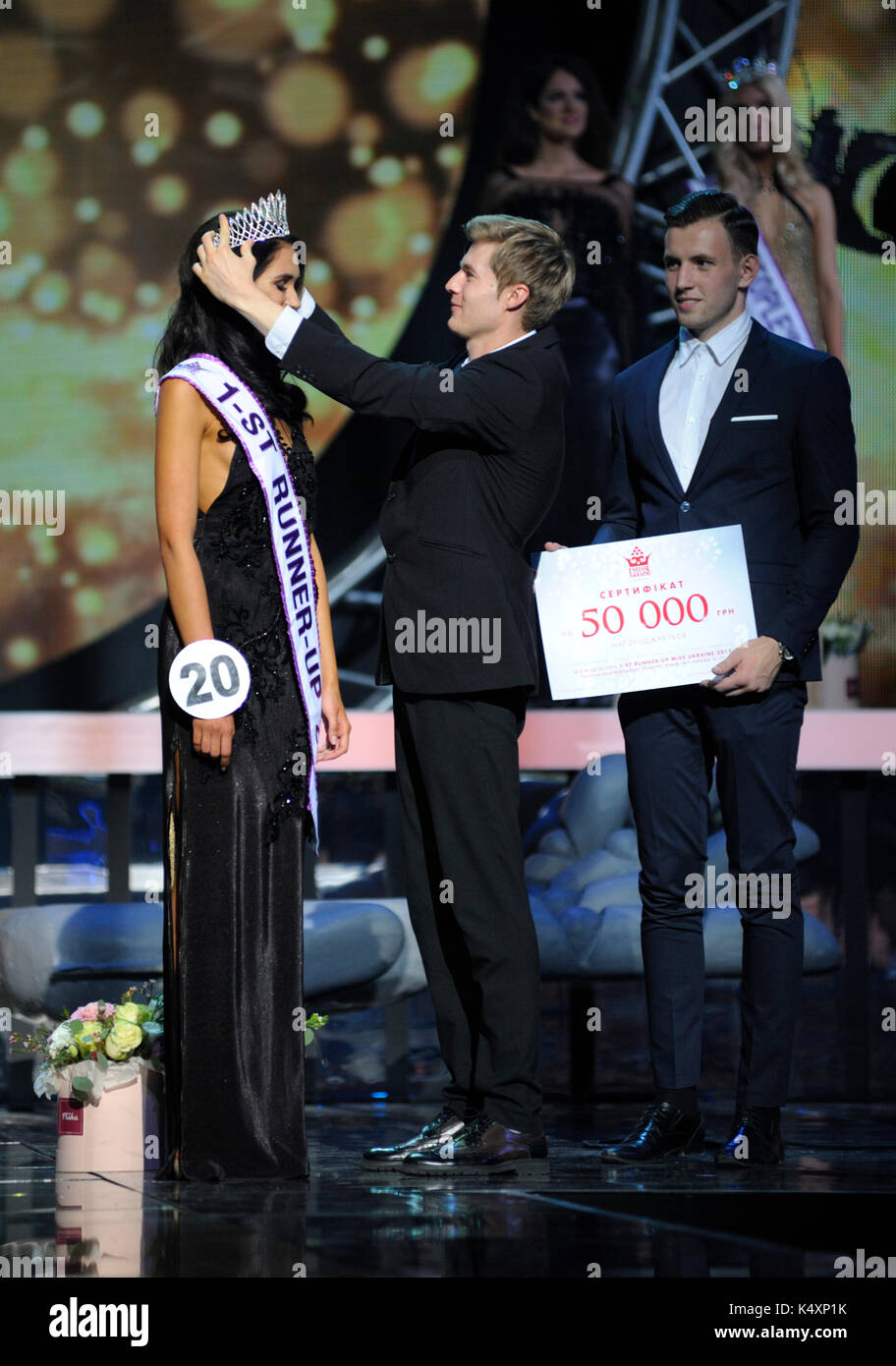 September 06,2017. Kiev, Ukraine. Miss Ukraine 2017, beauty pageant ...