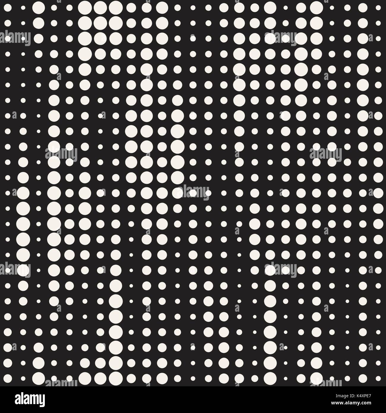 Modern Stylish Halftone Texture. Endless Abstract Background With ...
