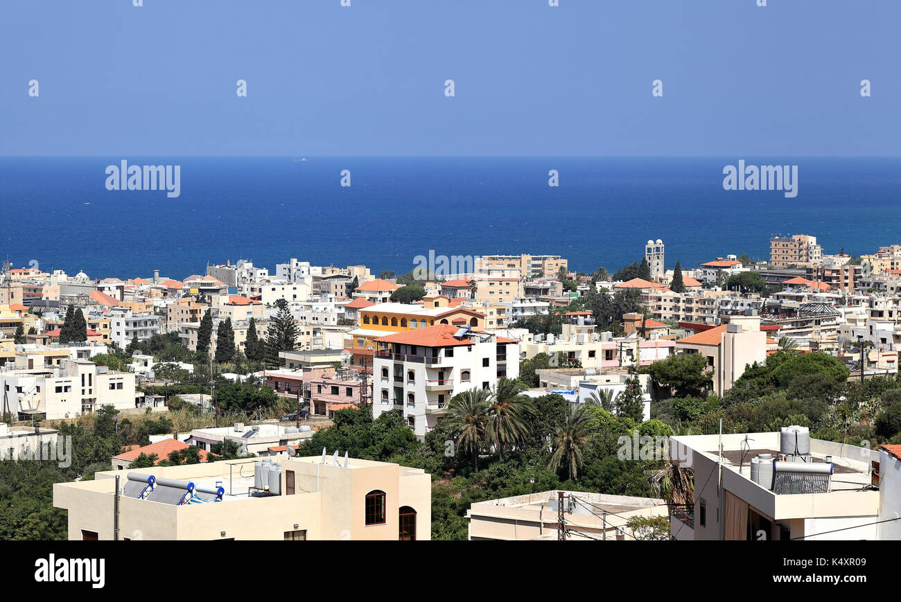 The ancient area of Batroun on the Lebanese Coastline Stock Photo - Alamy