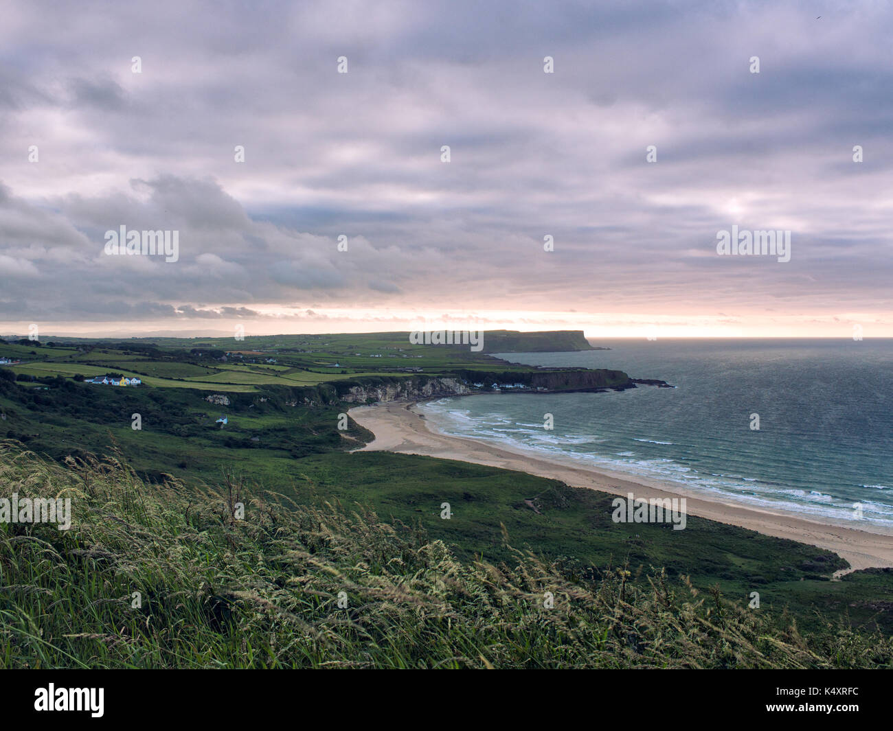 North coastline sunset,Northern Ireland Stock Photo - Alamy