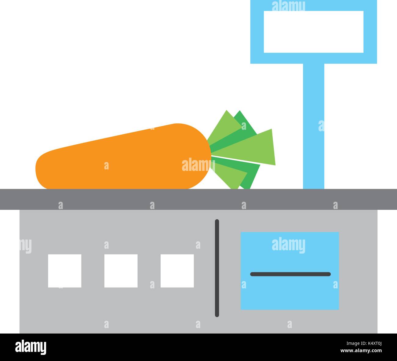 weight scale measure supermarket equipment Stock Vector Image & Art - Alamy