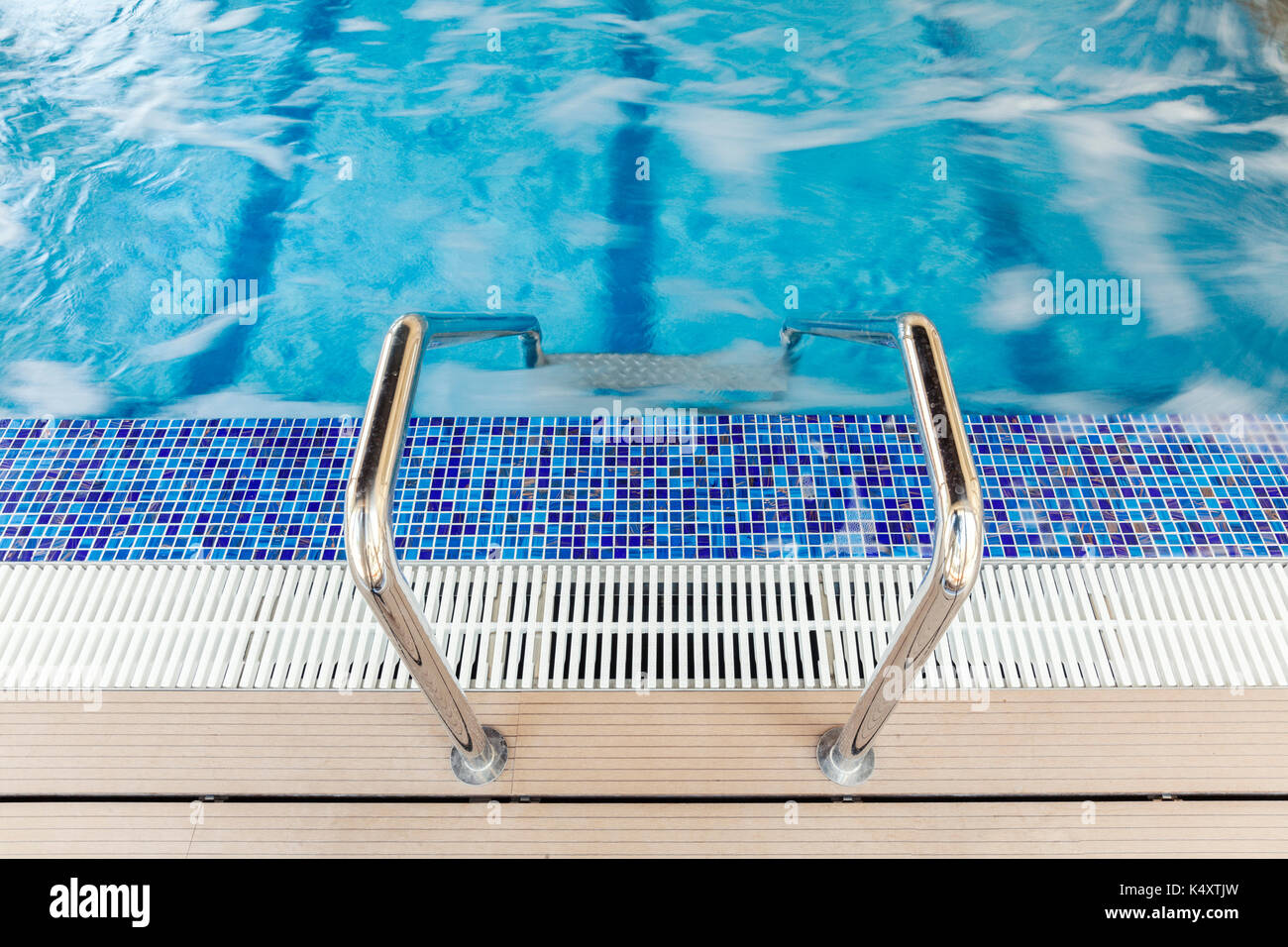 pool metal stairs, close up Stock Photo - Alamy