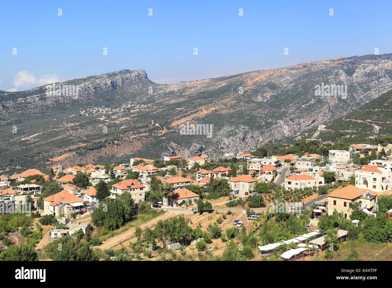 The beautiful village of Douma in the Lebanon Mountains Stock Photo - Alamy
