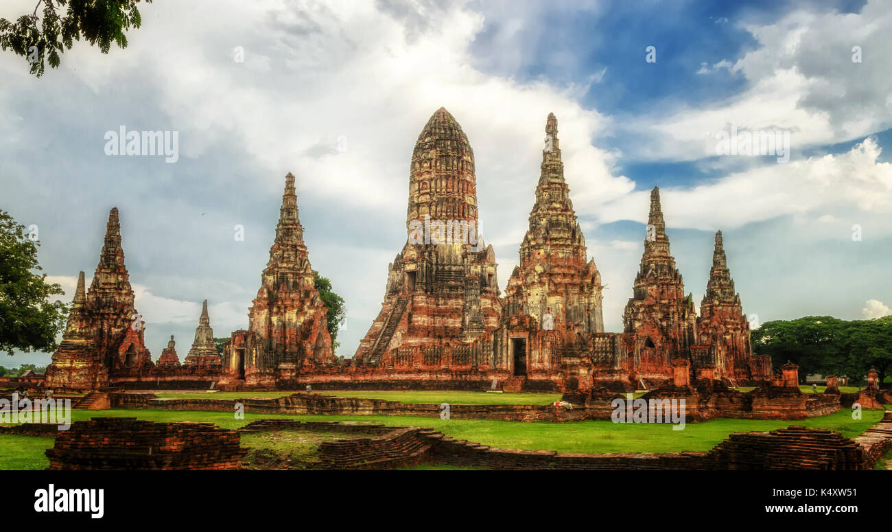 Wat Chaiwatthanaram is ancient buddhist temple, famous and major ...