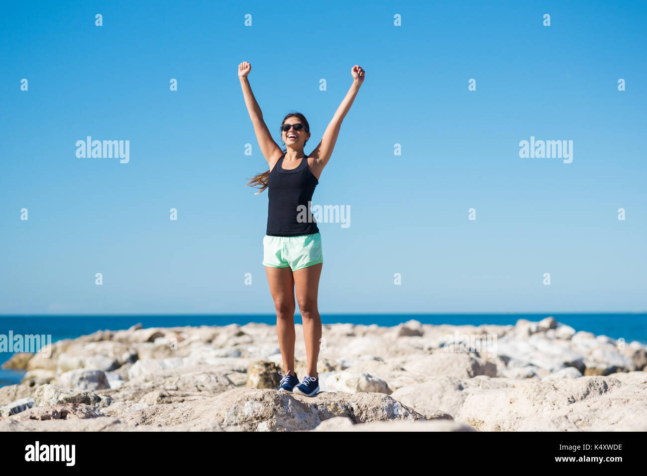 Hands Of Victory High Resolution Stock Photography and Images - Alamy