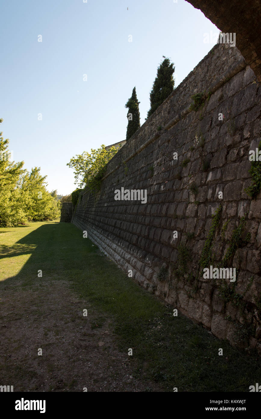 Fortress of Gradisca d'Isonzo. Huge walls and bastions Stock Photo - Alamy