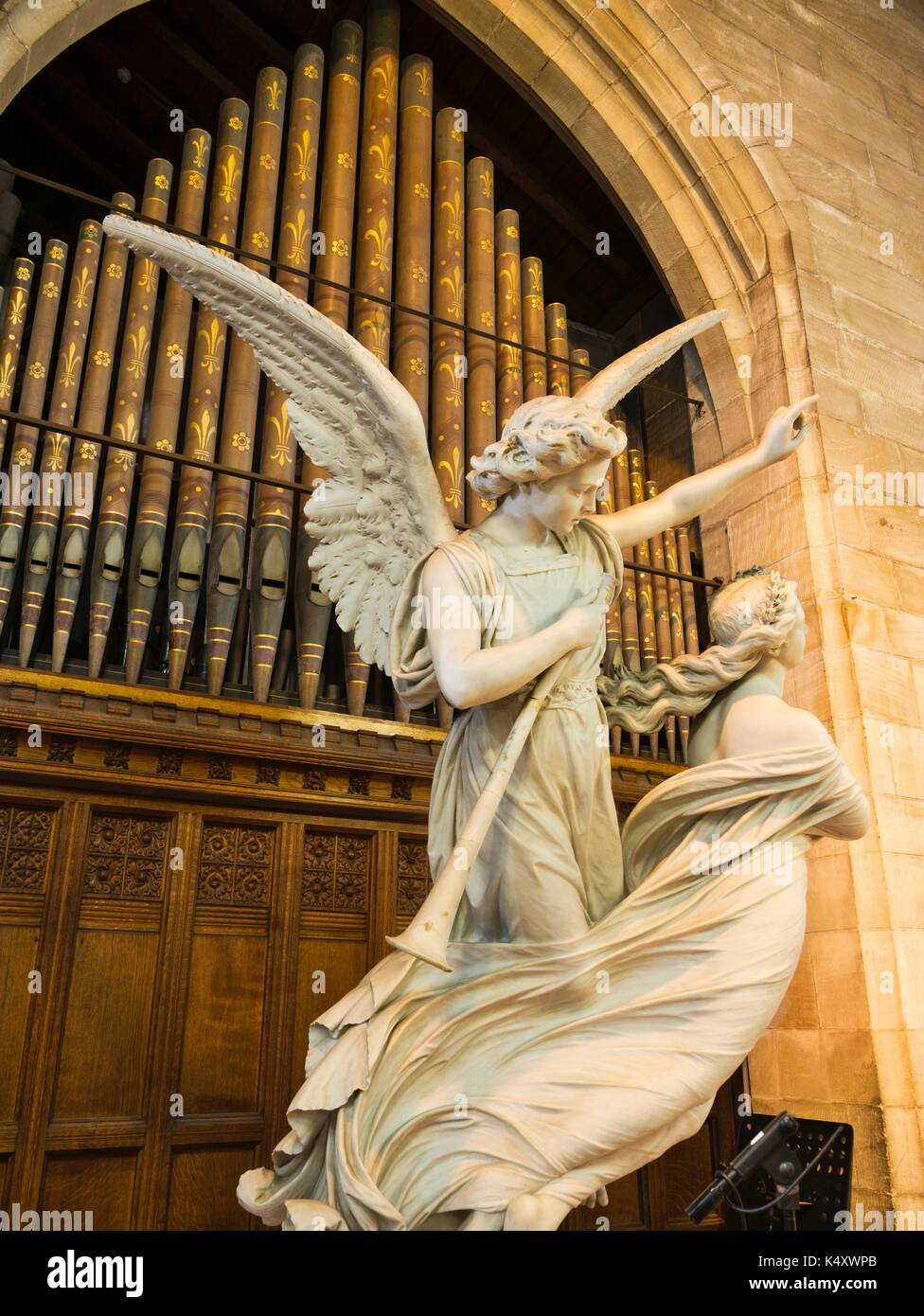 Angel carrying a soul to heaven by Federico Fabiani. Church of All ...