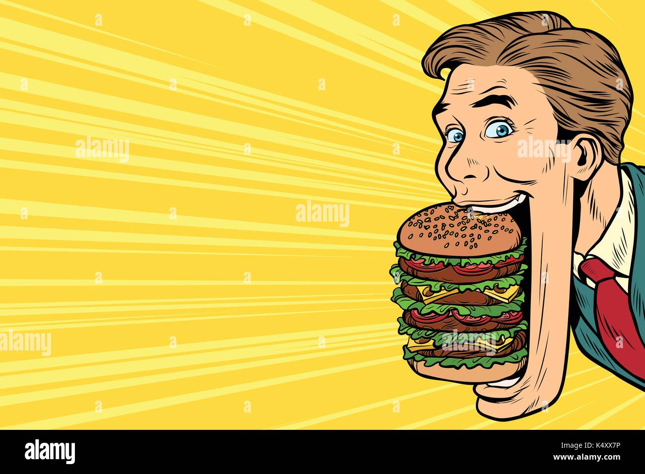 Fast street food Stock Vector Images - Alamy