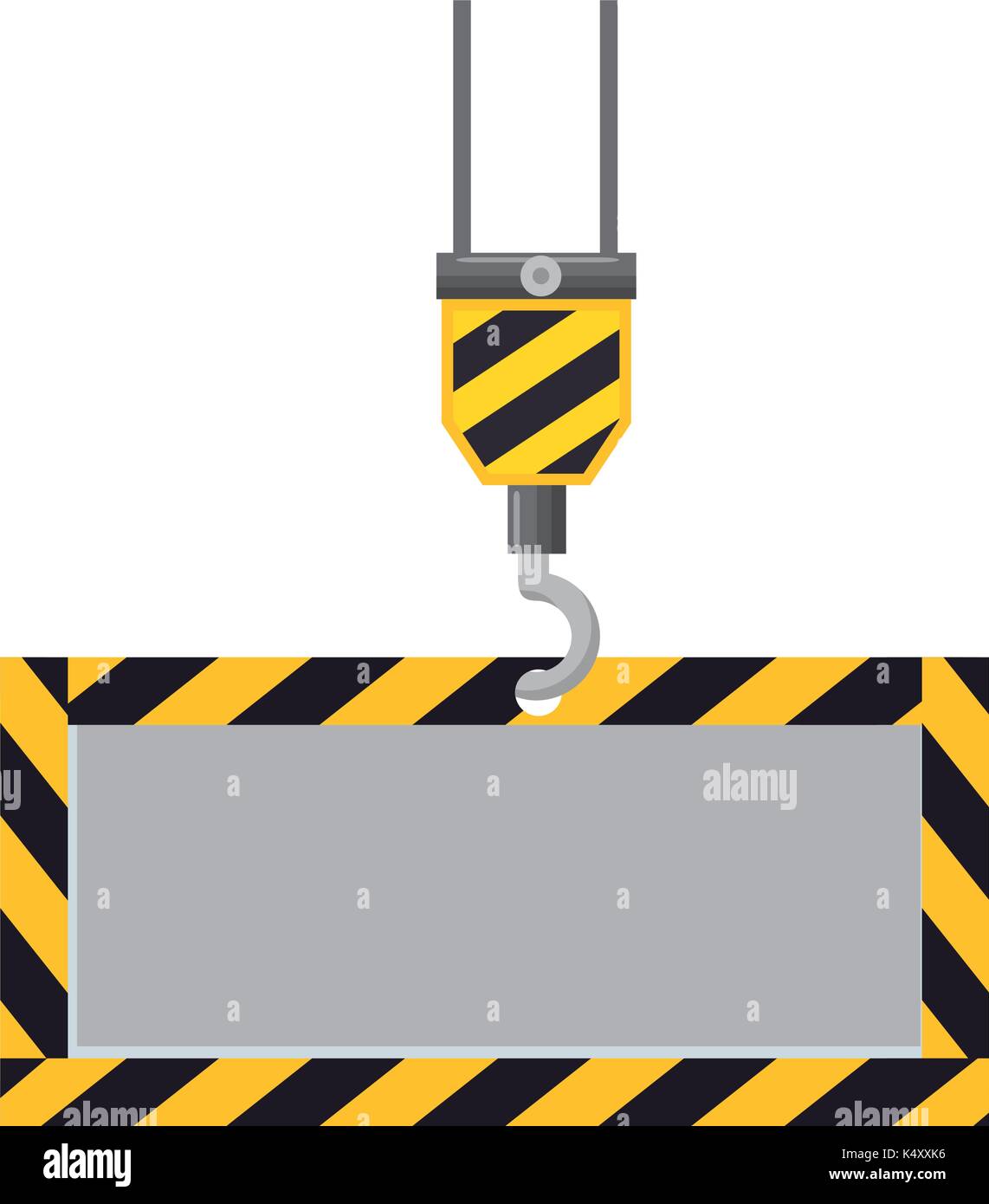 construction board hanging icon vector illustration design Stock Vector ...