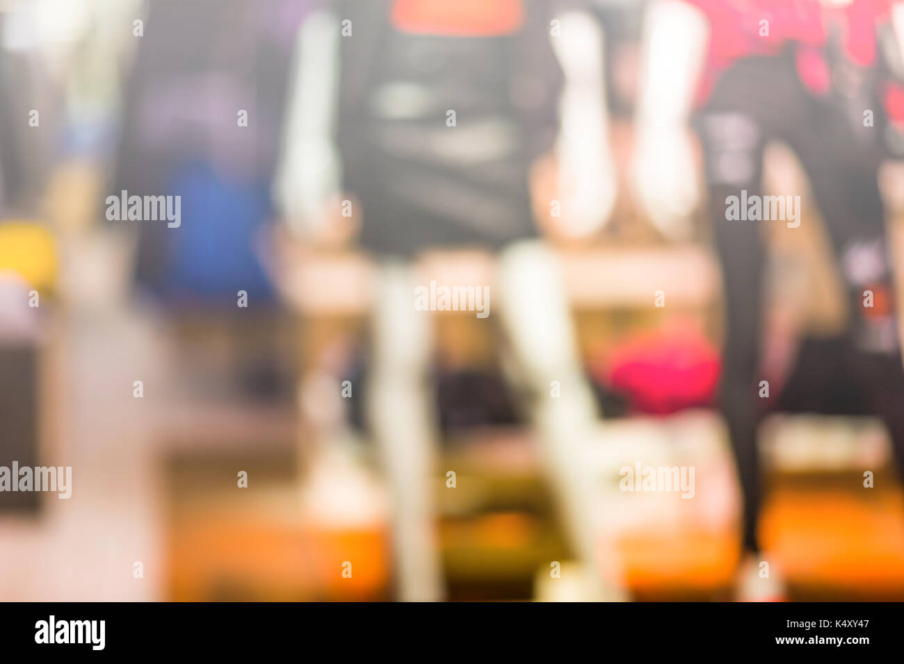 Blurred a clothes store background on a shopping mall Stock Photo - Alamy
