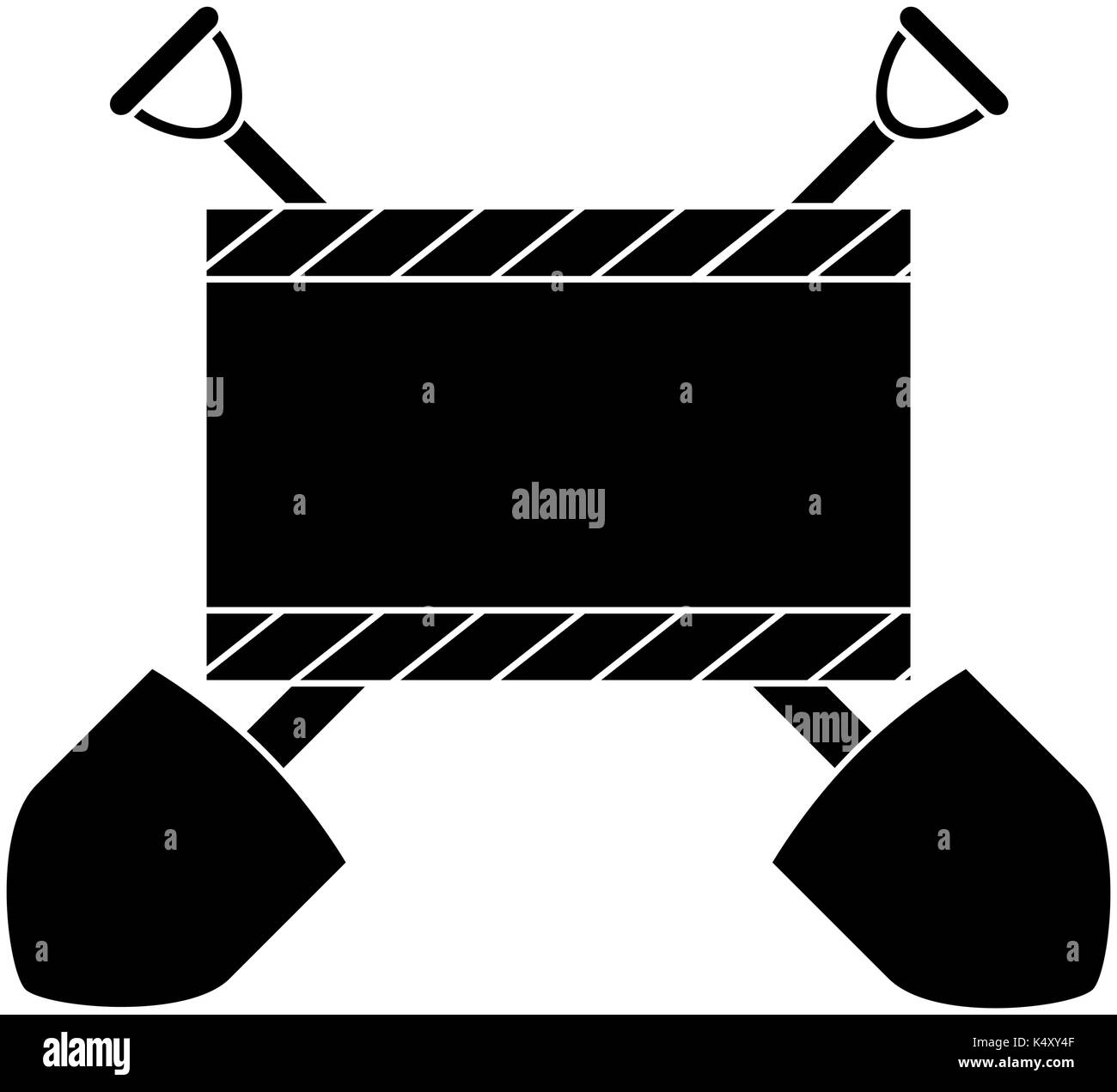 Tractor warning sign Black and White Stock Photos & Images - Alamy