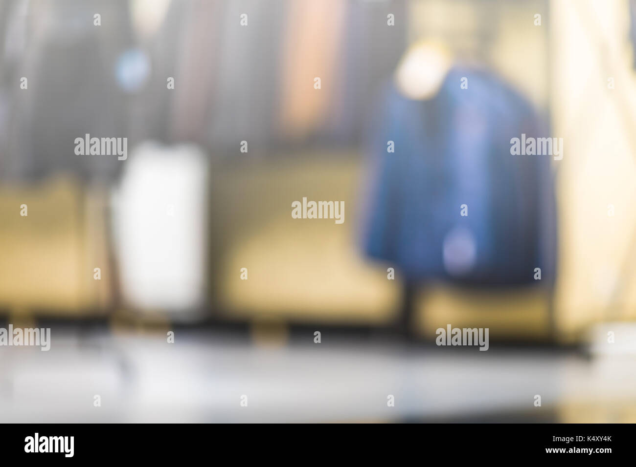 Blurred a clothes store background on a shopping mall Stock Photo - Alamy