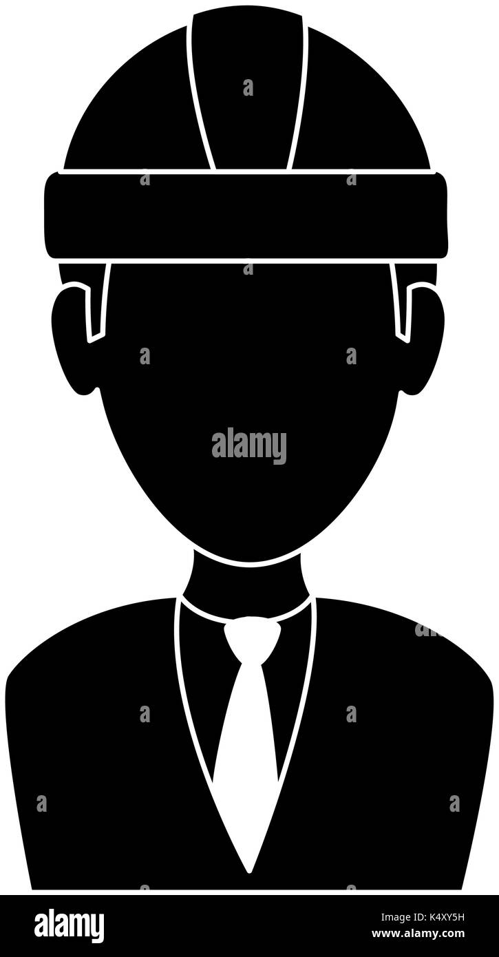 elegant engineer avatar character vector illustration design Stock ...