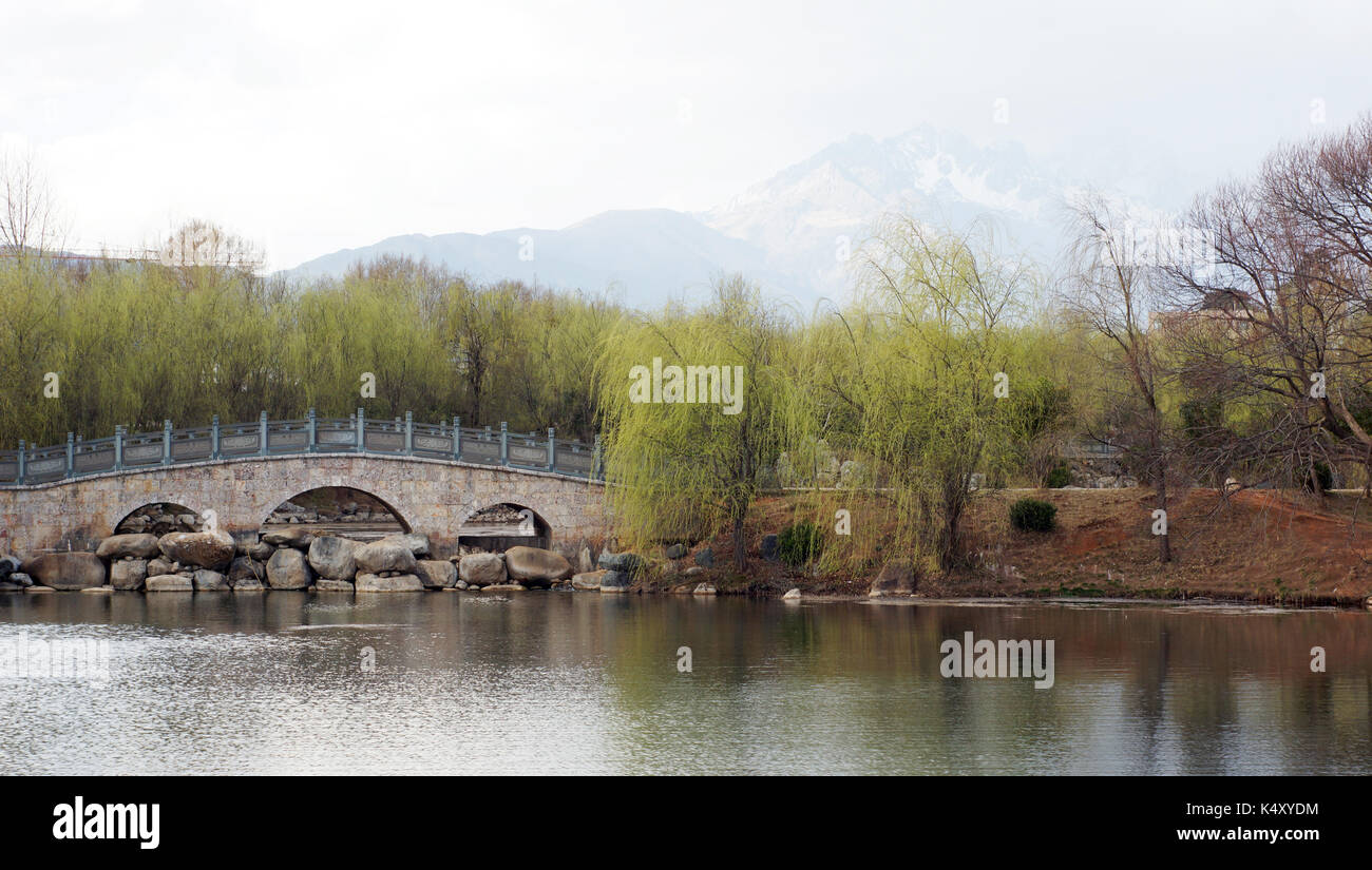 Black Dragon Pool scenery Stock Photo - Alamy