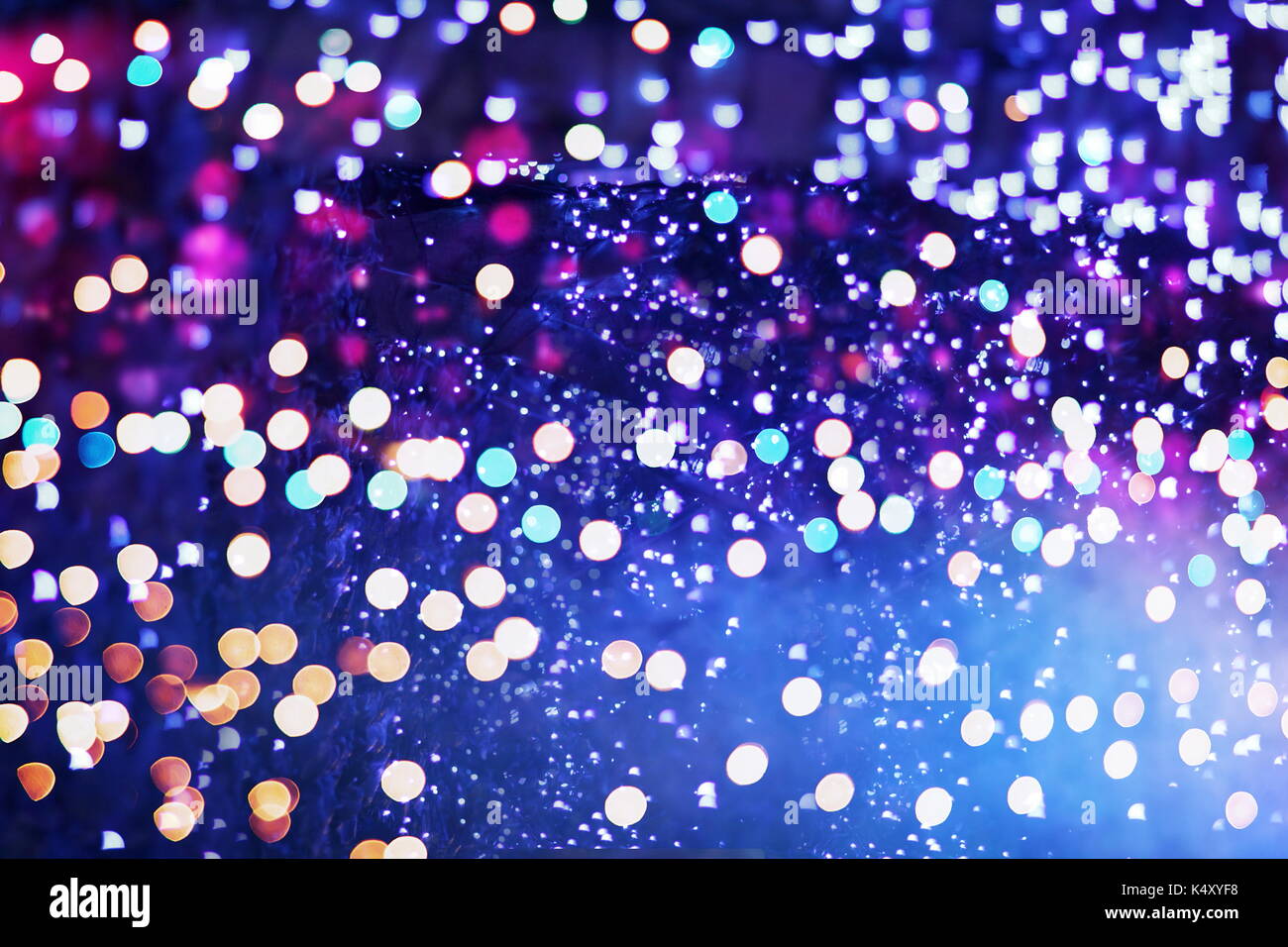 colorful crowd on concert,disco night Stock Photo - Alamy