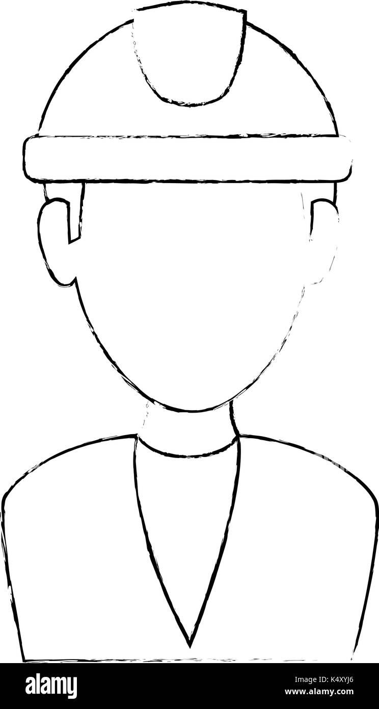 elegant engineer avatar character vector illustration design Stock ...