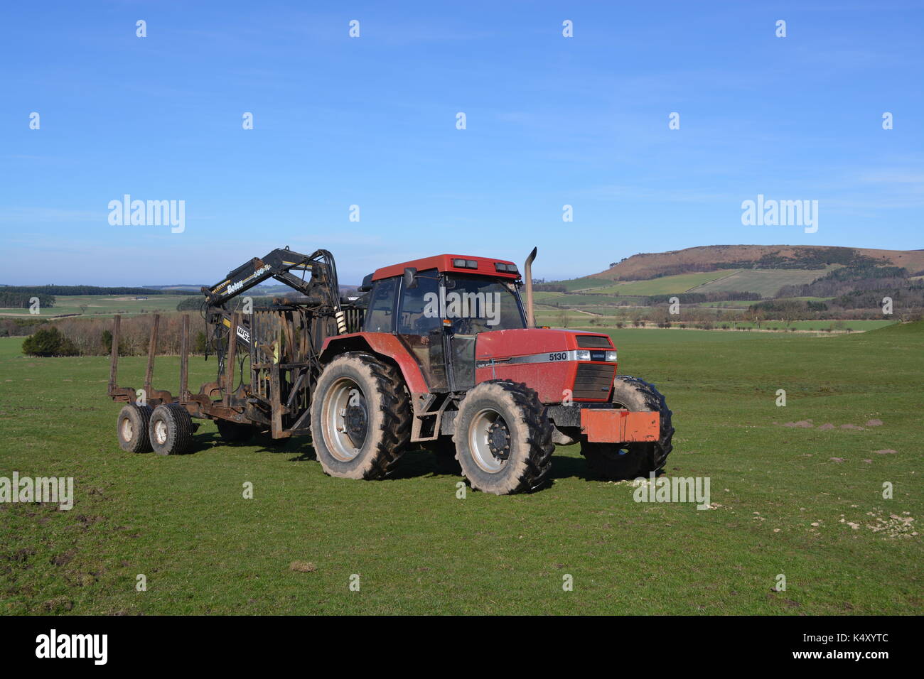 Logging tractor hi-res stock photography and images - Alamy