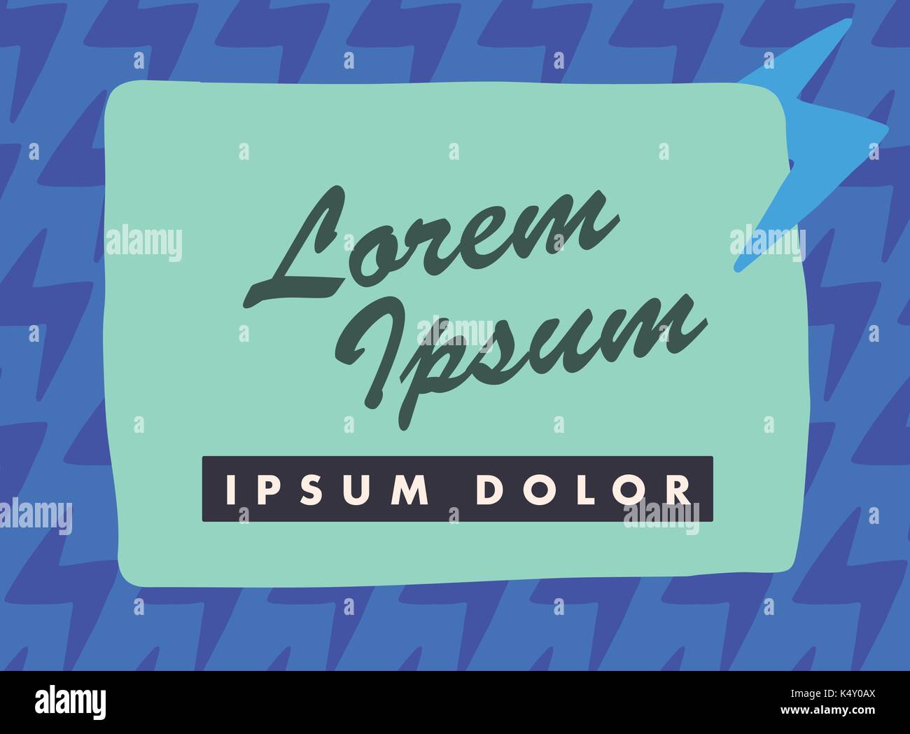 Vector image of card with text lorem ipsum Stock Vector Image & Art - Alamy